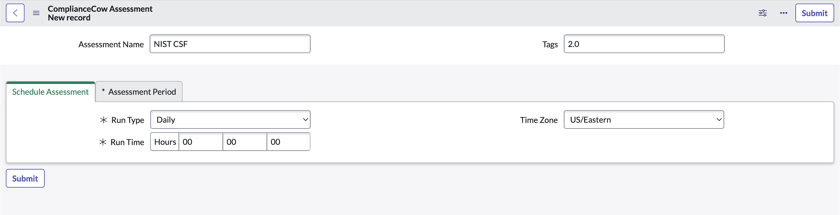 Servicenow setup - ComplianceCow
